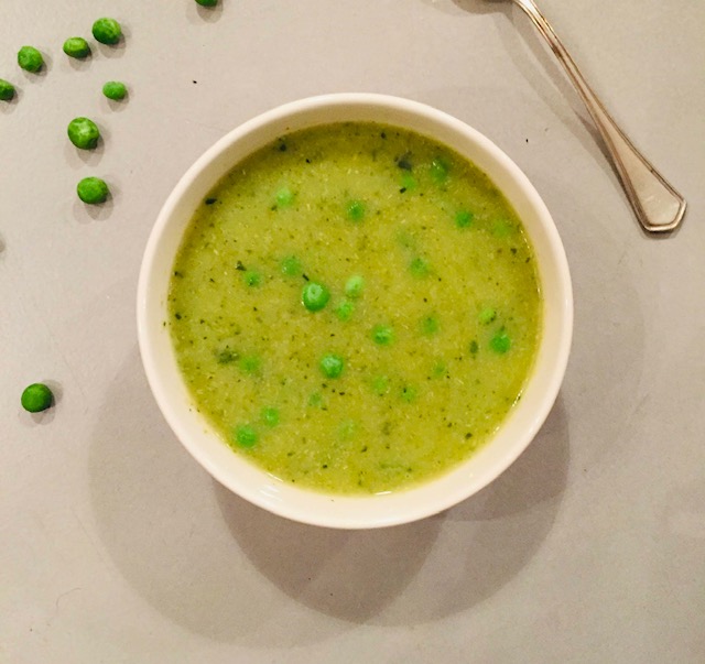 Groene groenten soep - Aan tafel bij Anna
